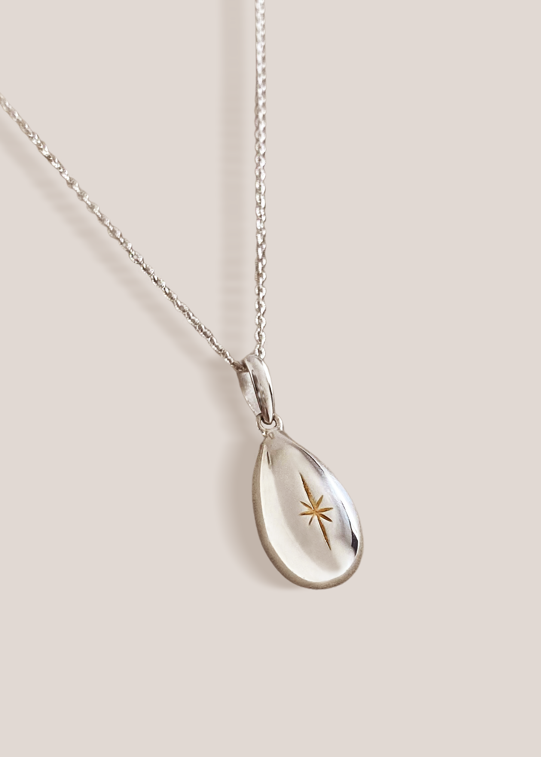 Solange Necklace / silver | IZA JEWELRY