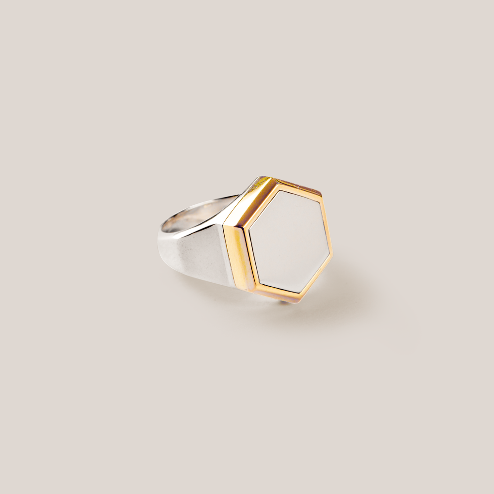 Hex Ring | IZA JEWELRY